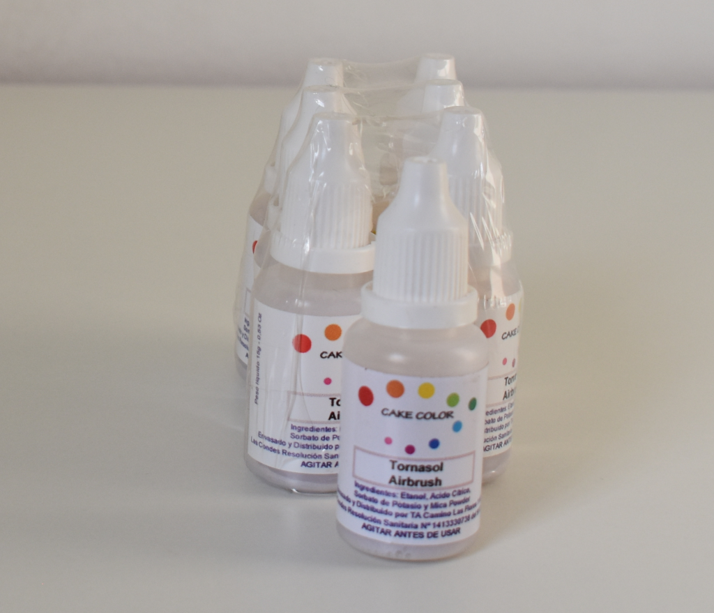 Colorantes Airbrush Nacarado Tornasol – Cake Color Chile